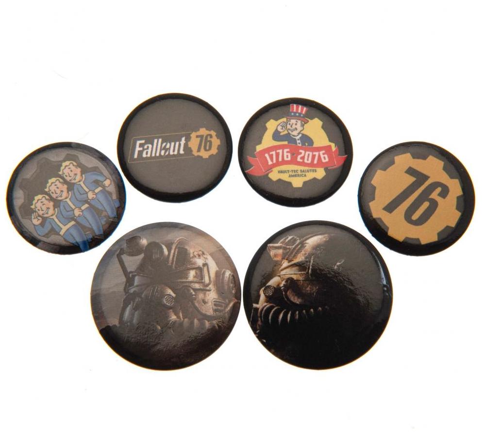 Fallout Emblem Knappar